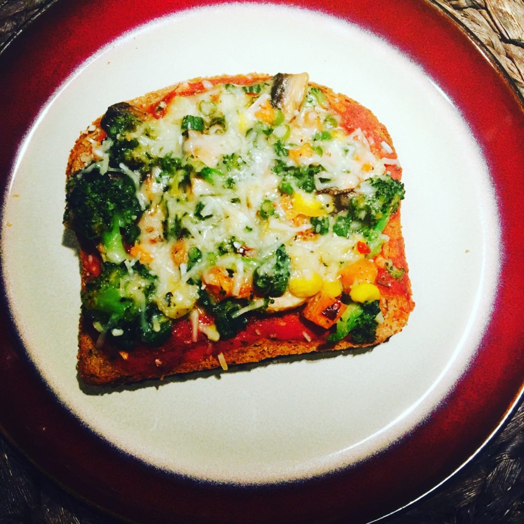 Baked Veggie Toast - Heartycooksroom